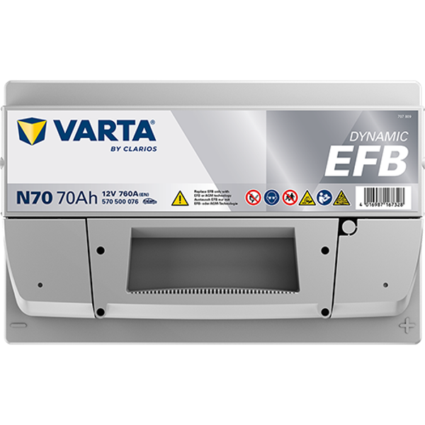 Varta Dynamic EFB 12V 70Ah