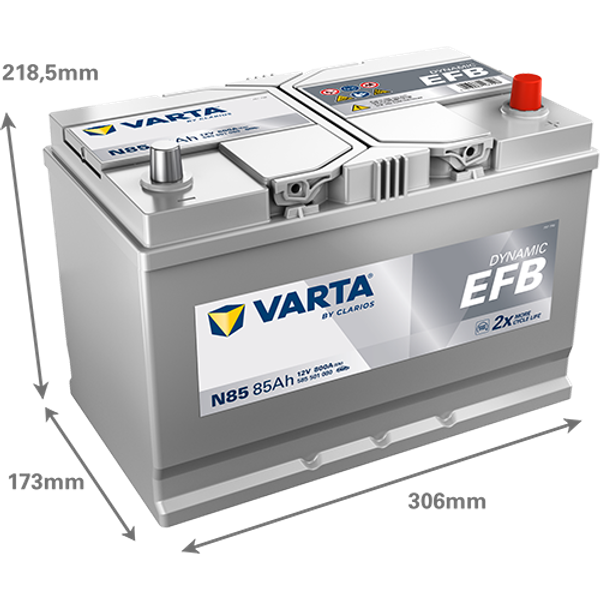 Varta Dynamic EFB 12V 85Ah