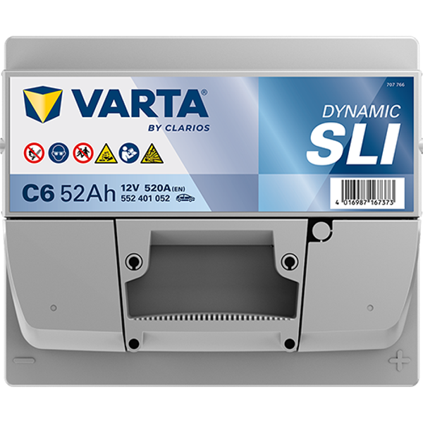 Varta Dynamic SLI 12V 52Ah (CCA 520A)